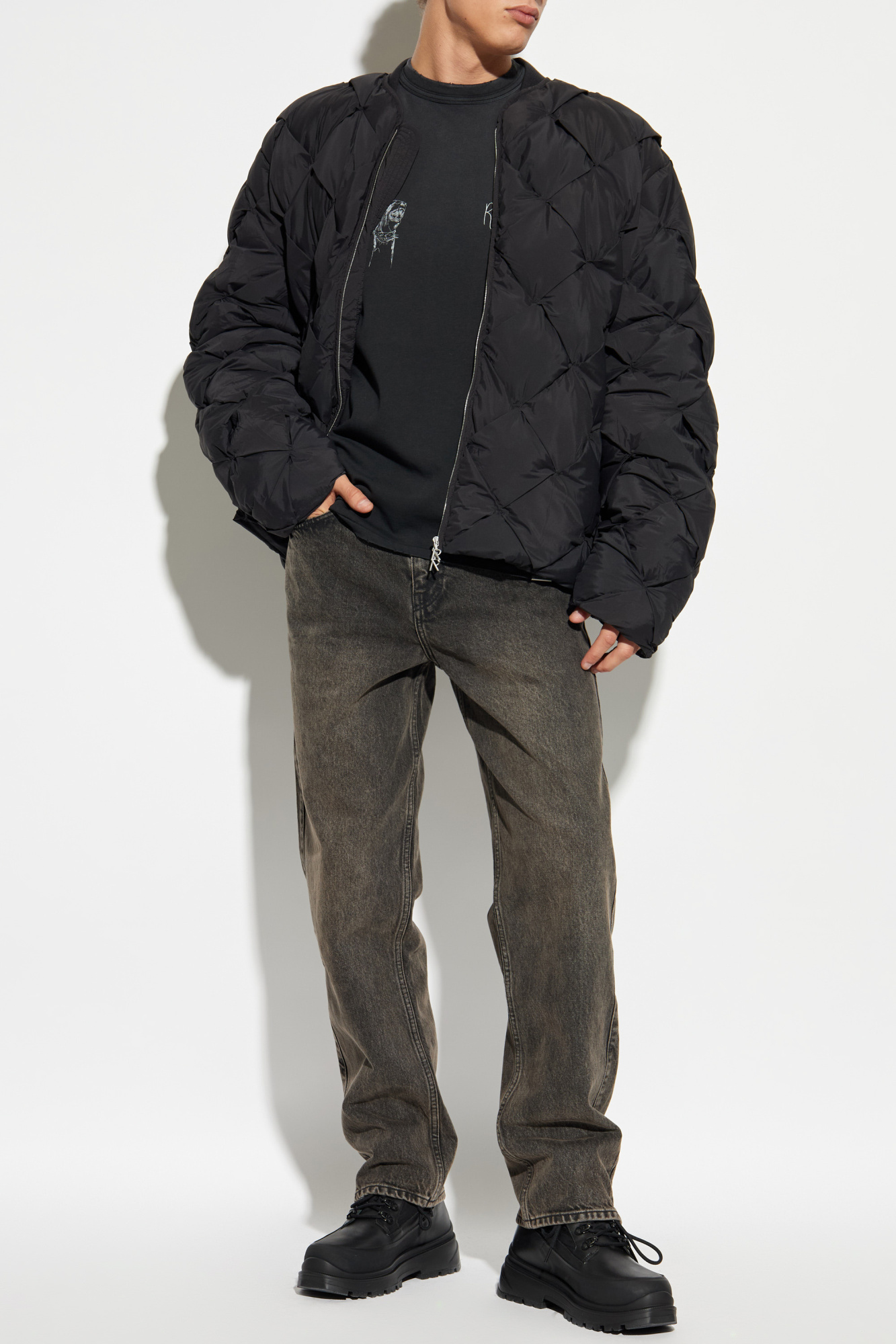 Black Insulated jacket Represent - Vitkac GB